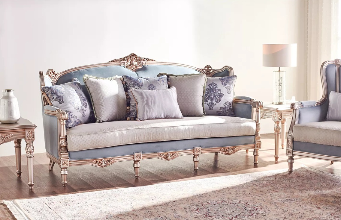 Luxury Colonial Sofa Set – Traditional Living Room Furniture