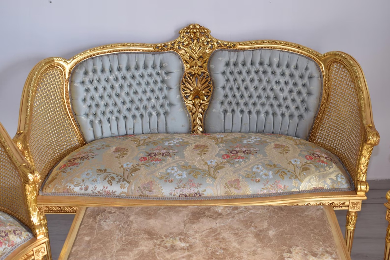 Victorian Colonial Furniture Set – Royal Living Room Look